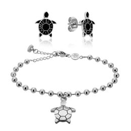 Schmuckset AMELIA PARKER "AS016S", silber, Schmuck_Sets, Damen, 16 -21cm, Edelstahl, Schmuckset, 16 -21 cm