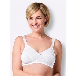 w&auml;schepur B&uuml;gelloser BH W&Auml;SCHEPUR, Damen, Gr. 95, Cup A, wei&szlig;, 60% Polyamid, 23% Polyester, 17% Elasthan, BHs