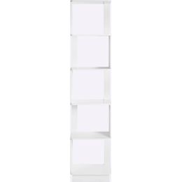 Wandregal HEINE HOME, wei&szlig;, B:40cm H:142cm T:21cm, MDF, Regale, Wandregal