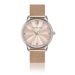 Quarzuhr ISABELLA FORD "FB5-B028R", rose gold, Armbanduhren, Damen, Quarzuhr