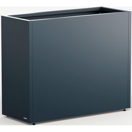 Pflanzk&uuml;bel Herstera GARDEN "Cube", anthrazit, B:100cm H:80cm T:40cm, Metall, Stahl, Pflanzgef&auml;&szlig;e, Pflanzk&uuml;bel, BxTxH: 100x40x80 cm