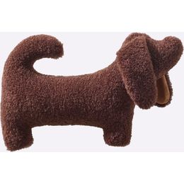 Kopfkissen, braun, B:50cm, 100% Polyester, Kopfkissen