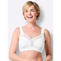 w&auml;schepur B&uuml;gelloser BH W&Auml;SCHEPUR, Damen, Gr. 80, Cup E, wei&szlig;, 95% Polyamid, 15% Elasthan, BHs