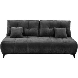 Schlafsofa ED EXCITING DESIGN, schwarz, 100% Polyester, Sofas, Schlafsofa