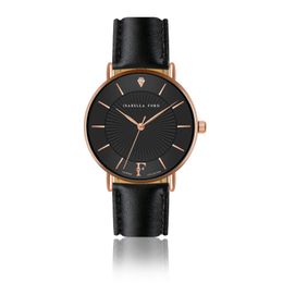 Quarzuhr ISABELLA FORD "FA9-S018R", schwarz, Armbanduhren, Damen, Quarzuhr