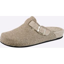 Hausschuh Casual Looks, Herren, Gr. 46, beige, Schuhe Hausschuh