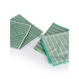Badaccessoire-Set, gr&uuml;n, Badaccessoires-Sets