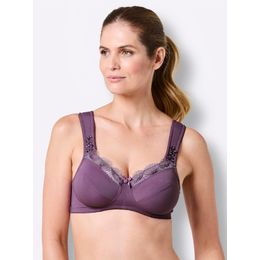 w&auml;schepur B&uuml;gelloser BH W&Auml;SCHEPUR, Damen, Gr. 95, Cup C, violett, 86% Polyamid, 14% Elasthan, BHs