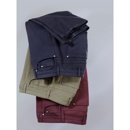Chinos CLASSIC, Herren, Gr. 30, Unterbauchgr&ouml;&szlig;en, blau (marine), 97% Baumwolle, 3% Elasthan, unifarben, Hosen
