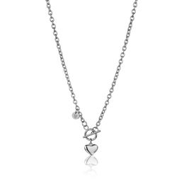 Collier MARC LAUDER "MNA05SS", silber, Halsketten, Damen, 46cm, Edelstahl, L: 46, Collier