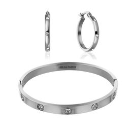 Schmuckset AMELIA PARKER "AS008S", silber, Schmuck_Sets, Damen, -, Edelstahl, Schmuckset, -