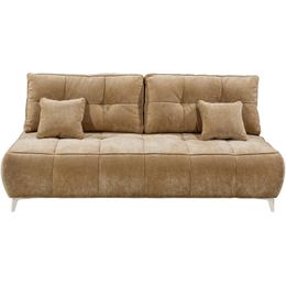 Schlafsofa ED EXCITING DESIGN, braun, 100% Polyester, Sofas, Schlafsofa
