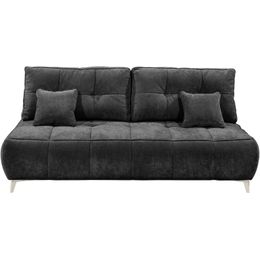Schlafsofa ED EXCITING DESIGN, schwarz, 100% Polyester, Sofas, Schlafsofa