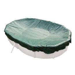 Abdeckplanen f&uuml;r Ovalbecken Gr&uuml;n 490 x 300 cm
