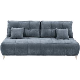 Schlafsofa ED EXCITING DESIGN, blau, 100% Polyester, Sofas, Schlafsofa