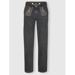 Bequeme Jeans CLASSIC, Herren, Gr. 46, Normalgr&ouml;&szlig;en, anthrazit, denim, 98% Baumwolle, 2% Elasthan, unifarben, lang, Jeans