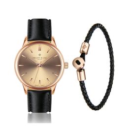 Quarzuhr PHILIPP BLANC "SPB3-1", schwarz, Armbanduhren, Herren, Quarzuhr
