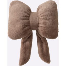 Kopfkissen, braun, B:40cm L:32cm, 100% Polyester, Kopfkissen
