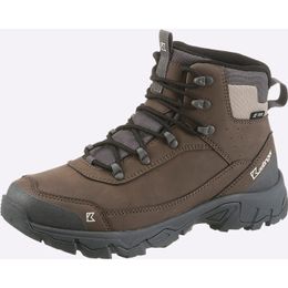 Trekkingschuh, Herren, Gr. 42, braun, Lederimitat, Mesh, Schuhe Trekkingschuh