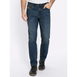Bequeme Jeans Marco Donati, Herren, Gr. 24, Unterbauchgr&ouml;&szlig;en, dunkelblau denim, 98% Baumwolle, 2% Elasthan, unifarben, lang, Jeans