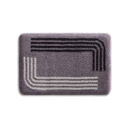 Badematte Hagemann Gr. 6, grau, (50cm x 80cm ), 1 Stk., Badematten, Badematte