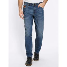 Bequeme Jeans Marco Donati, Herren, Gr. 60, Normalgr&ouml;&szlig;en, blau, stone, washed, 98% Baumwolle, 2% Elasthan, unifarben, lang, Jeans