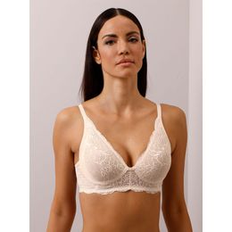 B&uuml;gelloser BH Triumph, Damen, Gr. 75, Cup E, beige (champagner), 70% Polyamid, 30% Elasthan, BHs