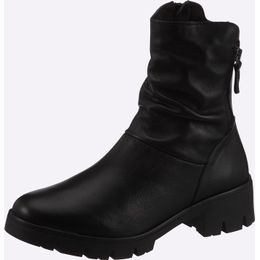 Stiefelette Heine, Damen, Gr. 35, schwarz, Glattleder, Leder, Rindsleder, Schuhe Stiefelette