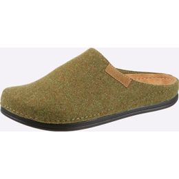Pantoffel MUBB, Herren, Gr. 40, taupe, Filz, Schuhe