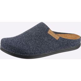 Pantoffel MUBB, Herren, Gr. 46, marine, Filz, Schuhe