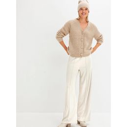 Inspirationen Damen Jerseyhoseecru, Gr. 38, unifarben, 50% Modal, 44% Polyester, 6% Elasthan, Hosen