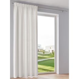 Vorhang HEINE HOME Gr. 1, sanftes wei&szlig;, B:140cm H:145cm, Polyester, Gardinen