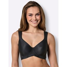 B&uuml;gel-BH, Damen, Gr. 100, Cup B, schwarz, 70% Polyamid, 17% Polyester, 13% Elasthan, BHs B&uuml;gel-BH