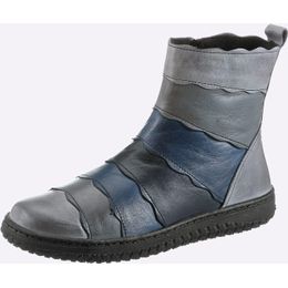 Stiefelette Gemini, Damen, Gr. 36, grau, Glattleder, Schuhe Stiefelette