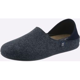 Hausschuh CLASSIC, Herren, Gr. 40, marine, Filz, Textil, Schuhe Hausschuh