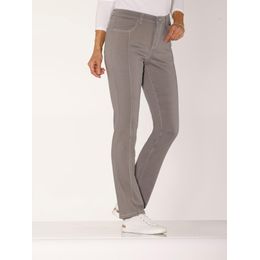 Bequeme Jeans Classic Basics, Damen, Gr. 54, Normalgr&ouml;&szlig;en, taupe, 81% Baumwolle, 17% Polyester, 2% Elasthan, unifarben, lang, Jeans