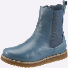 Stiefelette Andrea Conti, Damen, Gr. 42, jeansblau, Glattleder, Leder, Rindsleder, Schuhe Stiefelette