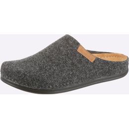 Pantoffel MUBB, Herren, Gr. 41, grau, Filz, Schuhe