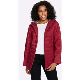 Steppjacke Classic Basics, Damen, Gr. 40, kirsche, 100% Polyester, Wattierung:100% Polyester, gemustert, kariert, unifarben, Jacken Steppjacke
