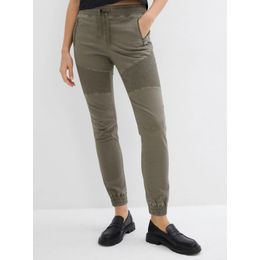 Bequeme Jeans Inspirationen, Damen, Gr. 52, Normalgr&ouml;&szlig;en, gr&uuml;n (khaki), 96% Baumwolle, 4% Elasthan, unifarben, lang, Jeans