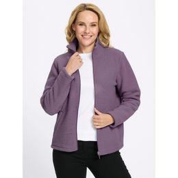 Fleecejacke Classic Basics, Damen, Gr. 44, feige, 100% Polyester, unifarben, Jacken Fleecejacke