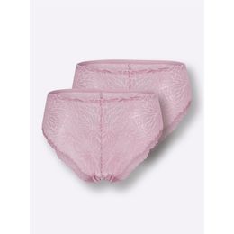 w&auml;schepur Jazz-Pants Slips W&Auml;SCHEPUR, Damen, Gr. 36, 3 Stk., mauve, 90% Polyamid, 10% Elasthan, Unterhosen