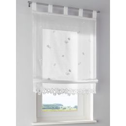 Rollo HEINE HOME Gr. 1, wei&szlig;, B:45cm H:130cm, 100% Polyester, Rollos