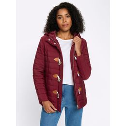 Steppjacke Classic Basics, Damen, Gr. 38, dunkelrot, 100% Polyester, Wattierung:100% Polyester, unifarben, Jacken Steppjacke