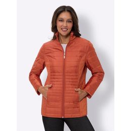 Steppjacke Classic Basics, Damen, Gr. 46, rot (rostrot), 100% Polyester, Wattierung:100% Polyester, unifarben, Jacken Steppjacke