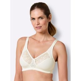 w&auml;schepur B&uuml;gelloser BH W&Auml;SCHEPUR, Damen, Gr. 100, Cup E, ecru, 85% Polyamid, 15% Elasthan, BHs