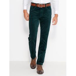 Cordhose CLASSIC, Herren, Gr. 23, Unterbauchgr&ouml;&szlig;en, petrol, 98% Baumwolle, 2% Elasthan, unifarben, Hosen Cordhose