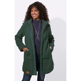 Winterjacke Casual Looks, Damen, Gr. 36, moos, 100% Polyester, Besatz:100% Polyester, Wattierung:100% Polyester, unifarben, Jacken Winterjacke