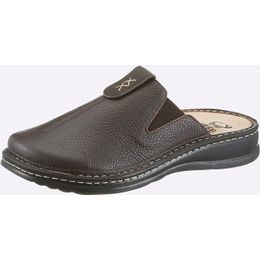 Clog MUBB, Herren, Gr. 44, schoko, Leder, Basic, Schuhe Clog