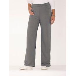 Schlupfhose Classic Basics, Damen, Gr. 38, Normalgr&ouml;&szlig;en, anthrazit, 100% Polyester, unifarben, Hosen Schlupfhose